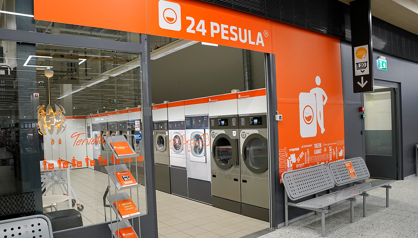 24 Pesula - Kauppakeskus Kolmisoppi